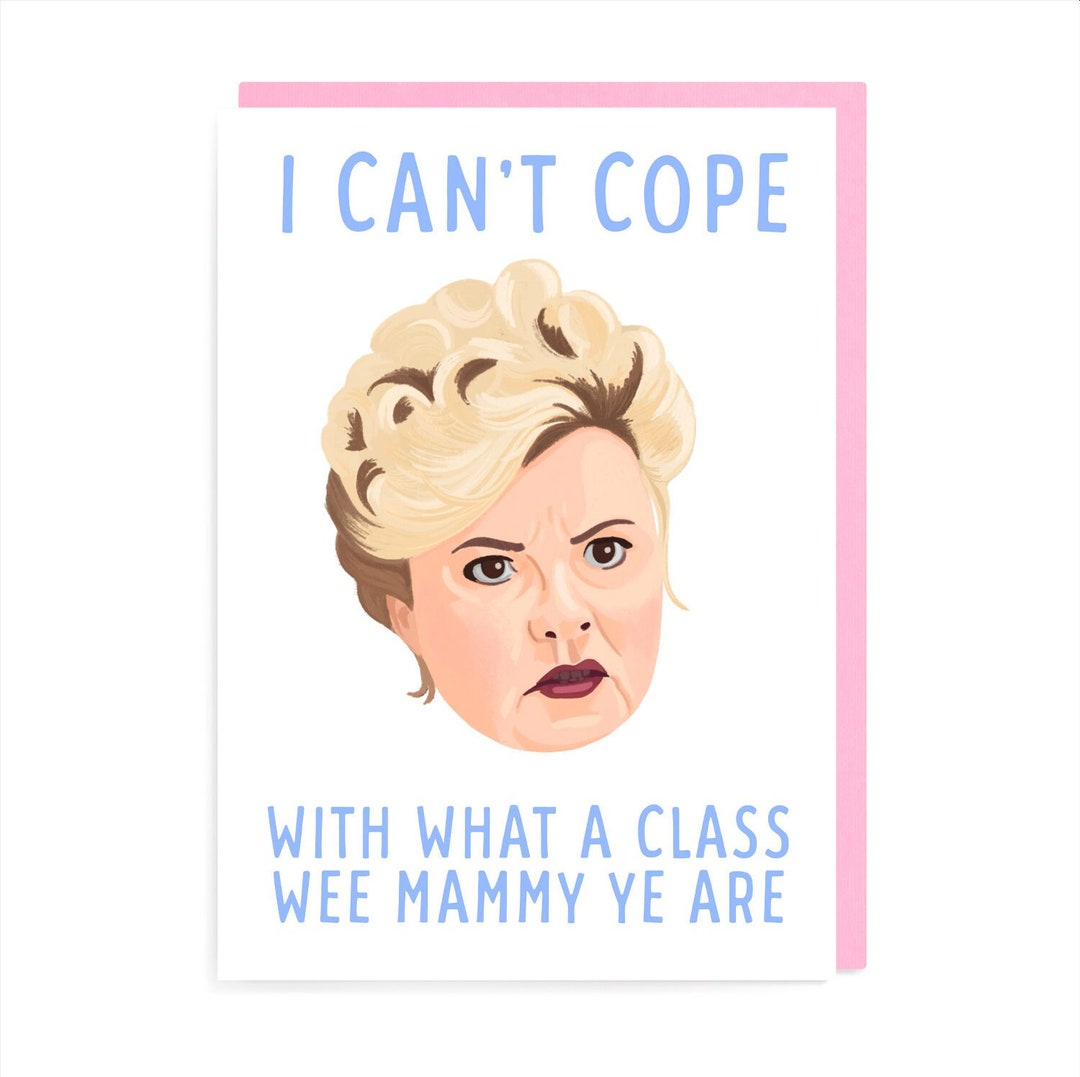 Cracker Mammy's Day Card, Derry Girls, Mary, Aunt Sarah, Irish, Mother ...