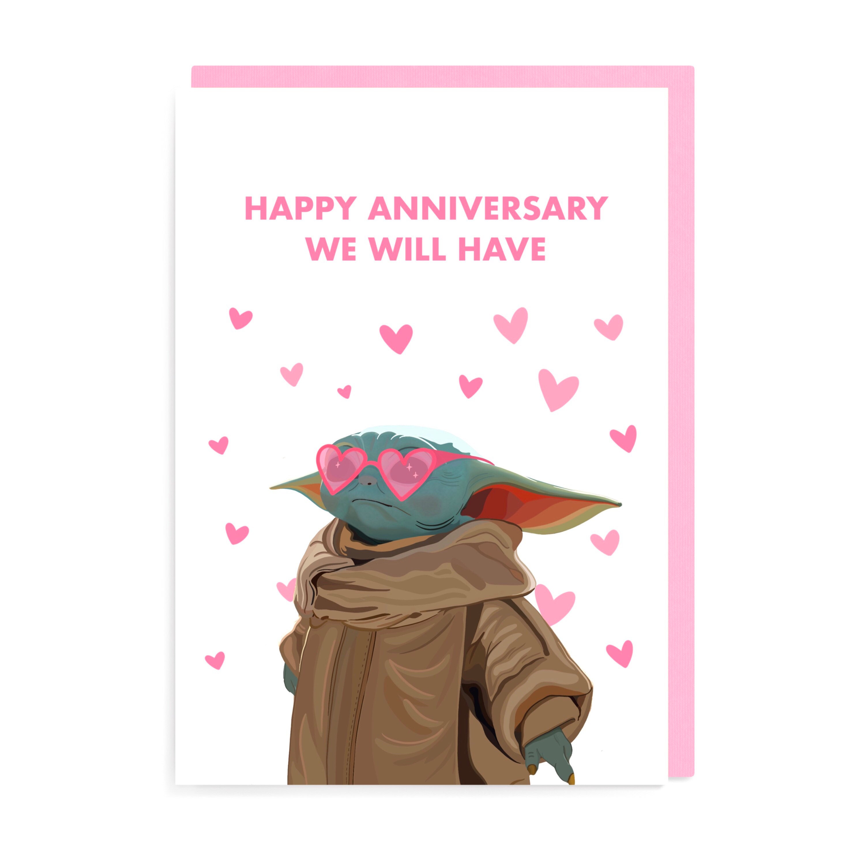 Grogu Birthday Card The Mandalorian Baby Yoda The Child | Etsy