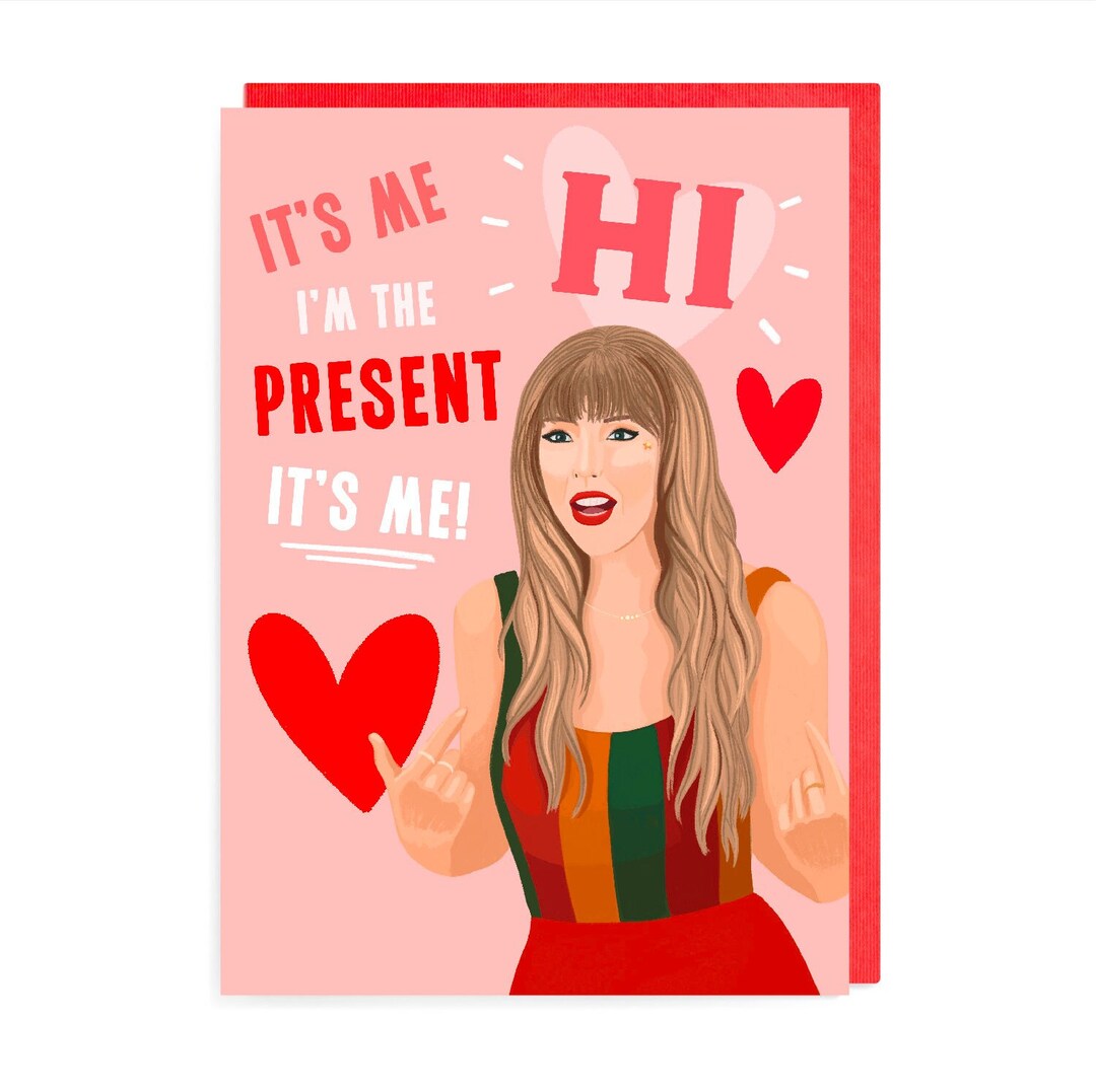 Taylor Swift Valentine's Day Card, Anti-hero, Swiftie Love, Midnights ...