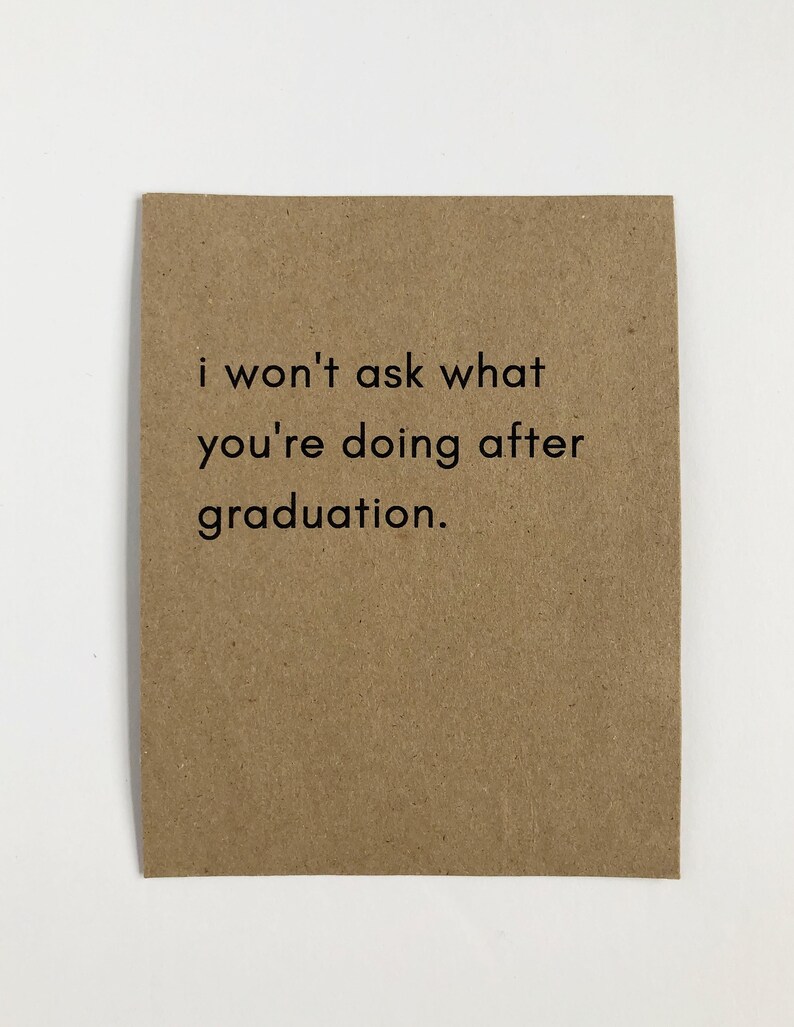 Graduation Card Funny Graduation Gift Funny Greeting Cards | Etsy