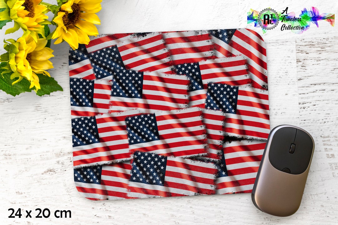 American Flags Mouse Pad - Etsy