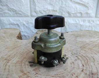 Home & Living Soviet Switch Retro electronics Industrial Rotary Switch ...