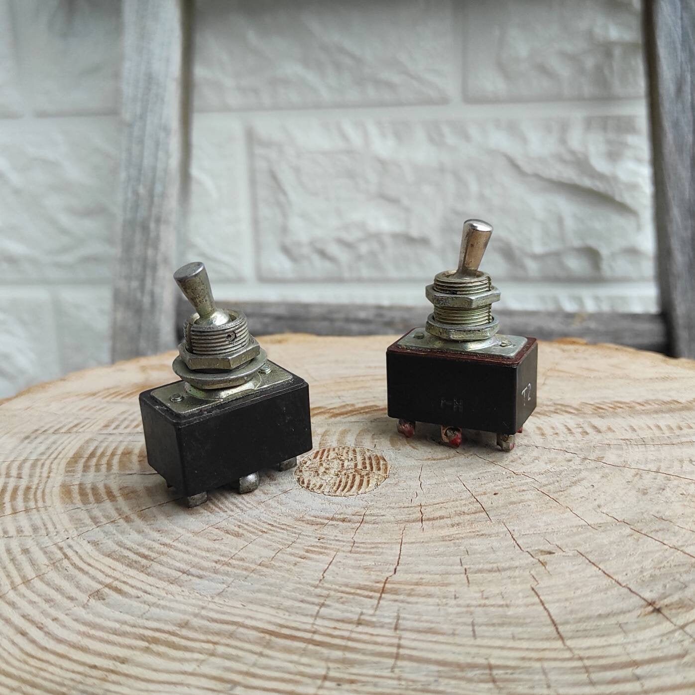 Soviet toggle switch On/Off USSR Electrical supply Retro electronics ...