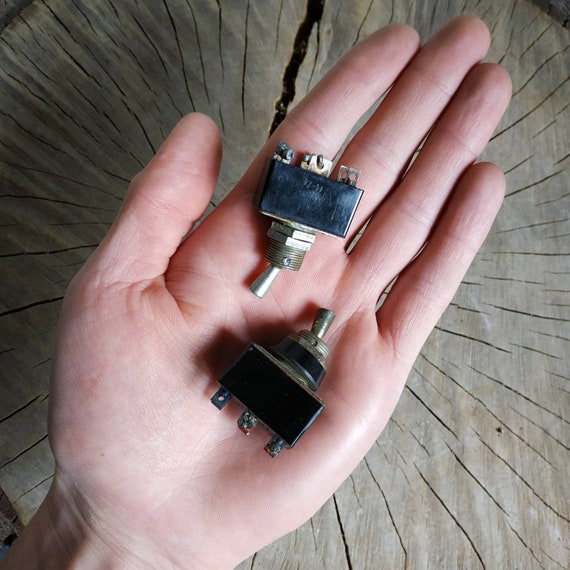 Soviet toggle switch On/Off USSR Electrical supply Retro electronics ...