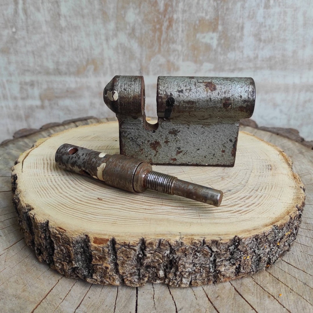 Vintage USSR Monoblock Padlock, Soviet Heavy Duty Padlock, Old Solid ...