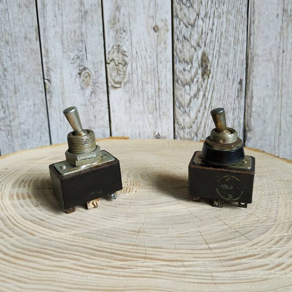 Soviet toggle switch On/Off USSR Electrical supply Retro electronics ...
