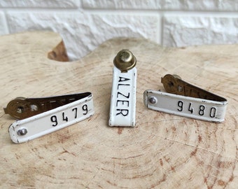 Brass Cow Tag - Etsy