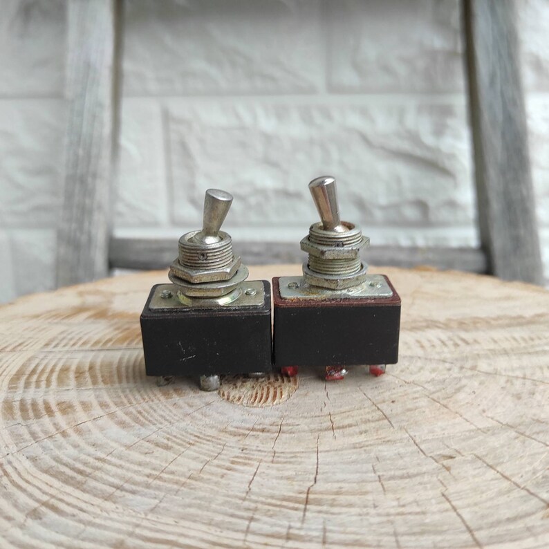 Soviet toggle switch On/Off USSR Electrical supply Retro electronics ...
