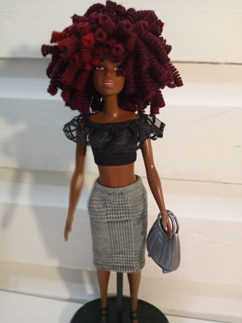 Burgundy Full Body Curl - Etsy