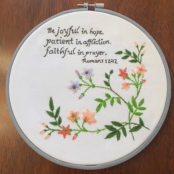 Scripture Embroidery - Etsy