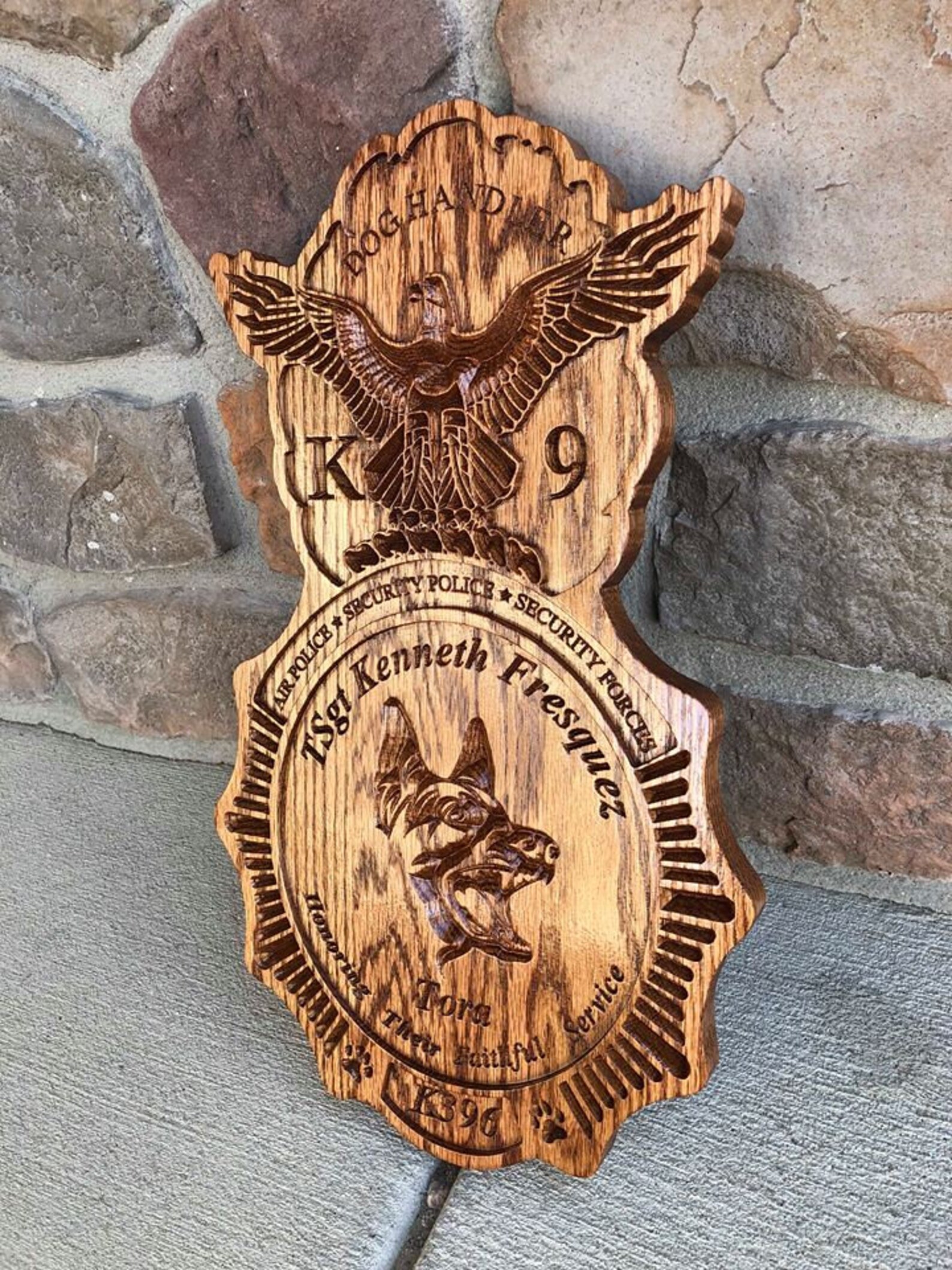 Security Forces Shield 18.5x11.25x3/4 | Etsy