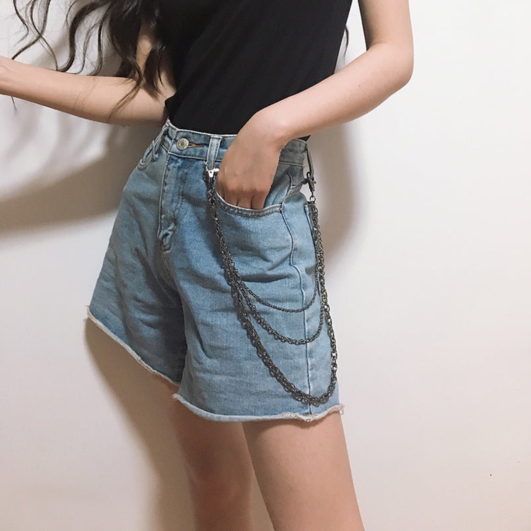 Jeans Chain With Style,punk Pants Chain, Keychains, Jean Trouser Biker ...