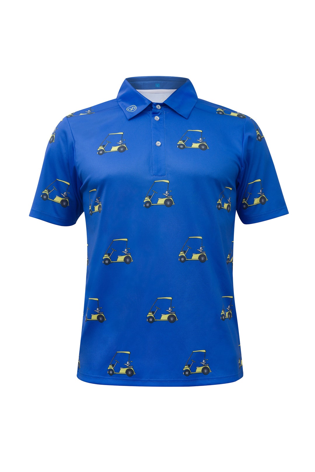 Performance Blue Print Polo Shirt Cart Logo PGA Men Style 2018 Sport - Etsy