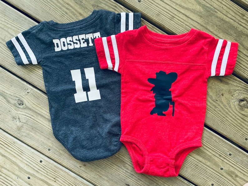 Ole Miss Baby Jersey Onesie Toddler T-shirt Personalized Baby Gift ...