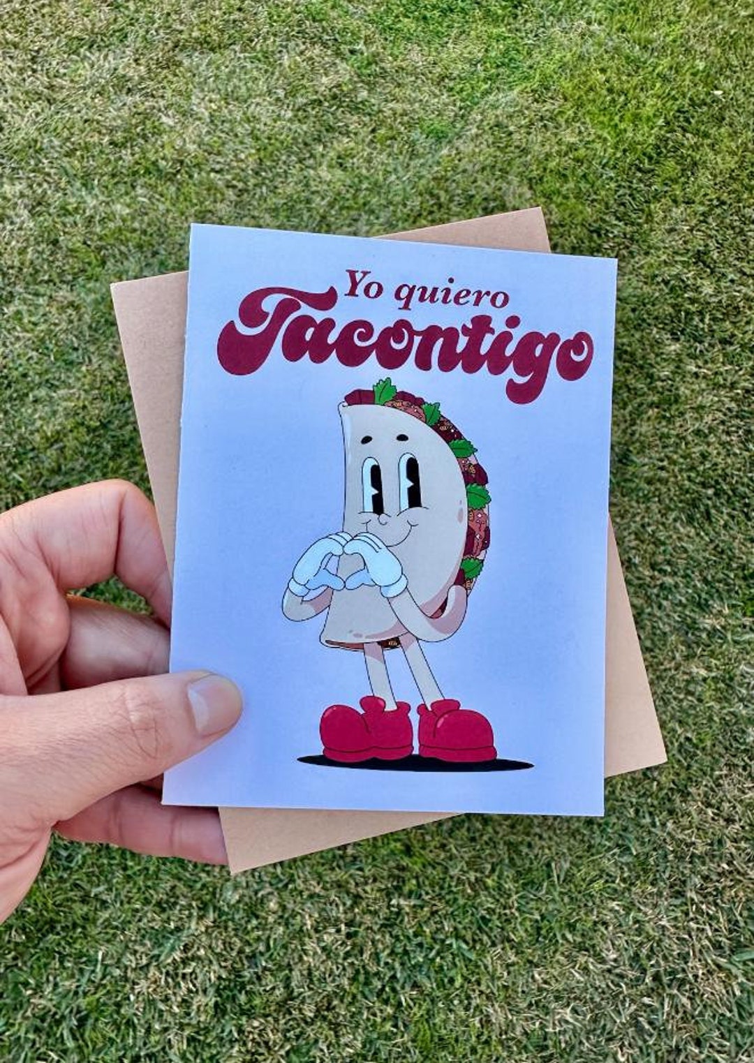 Yo Quiero Tacontigo Greeting Card / Valentines Card/ Valentines Day ...
