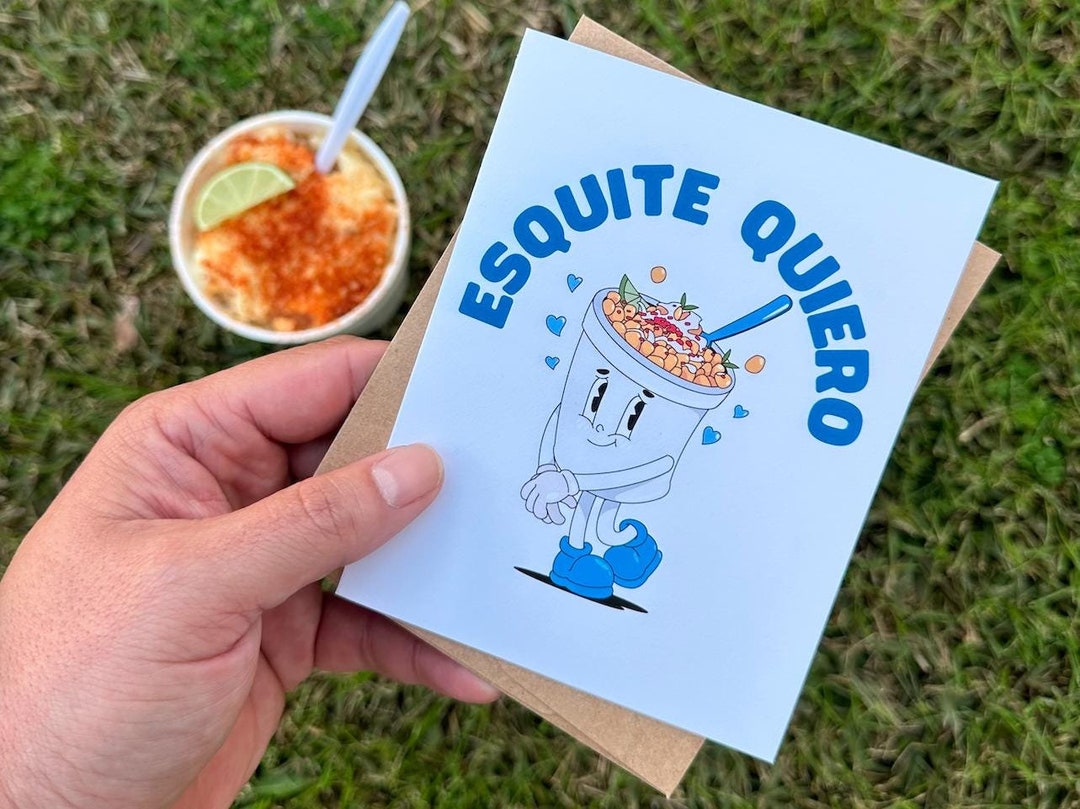 Es Qui Te Quiero Card/ Valentines Day Cards/ Tarjeta De Amor / Funny ...