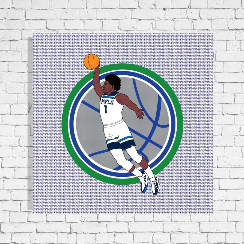 Anthony Edwards A1 From Day1 Original Wall Art - Digital Download File ...