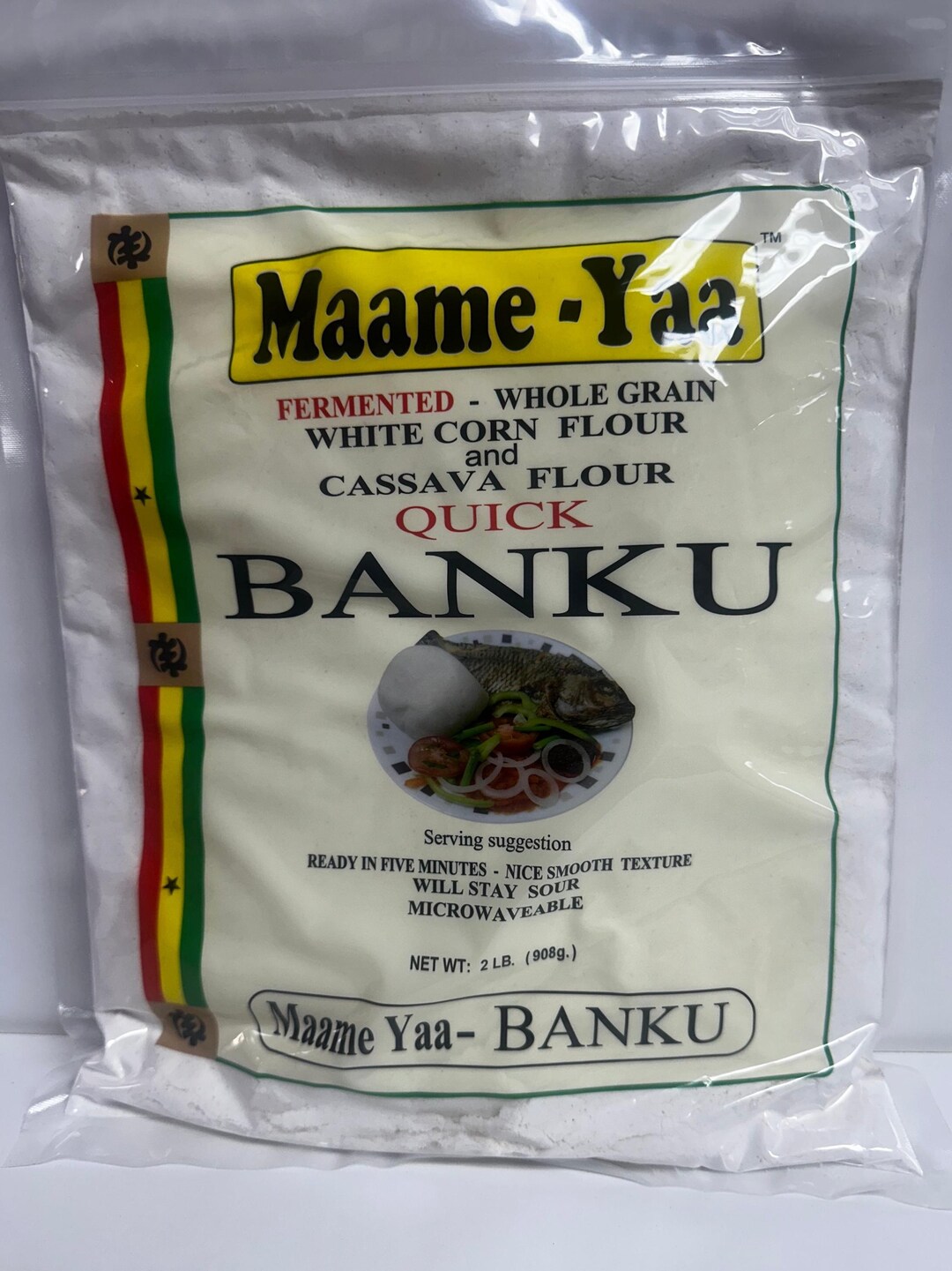Maame Yaa Quick Banku Flour – Authentic Ghanaian Fermented Corn ...