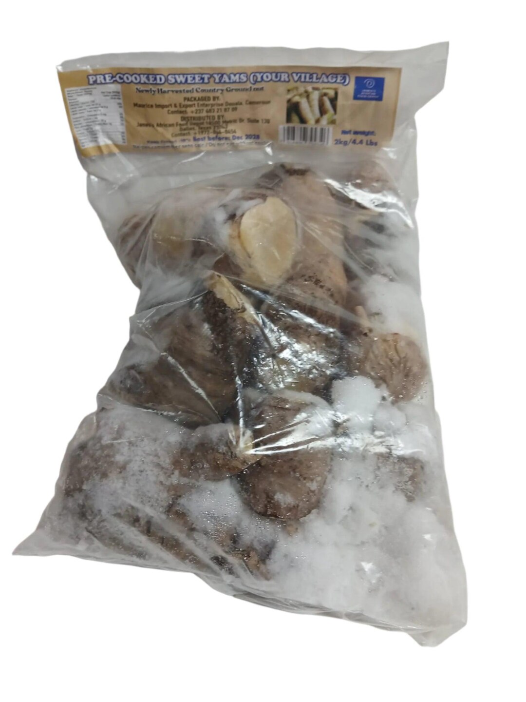 Pre-cooked Sweet Yams – Authentic African Yams (frozen & Ready to Cook ...