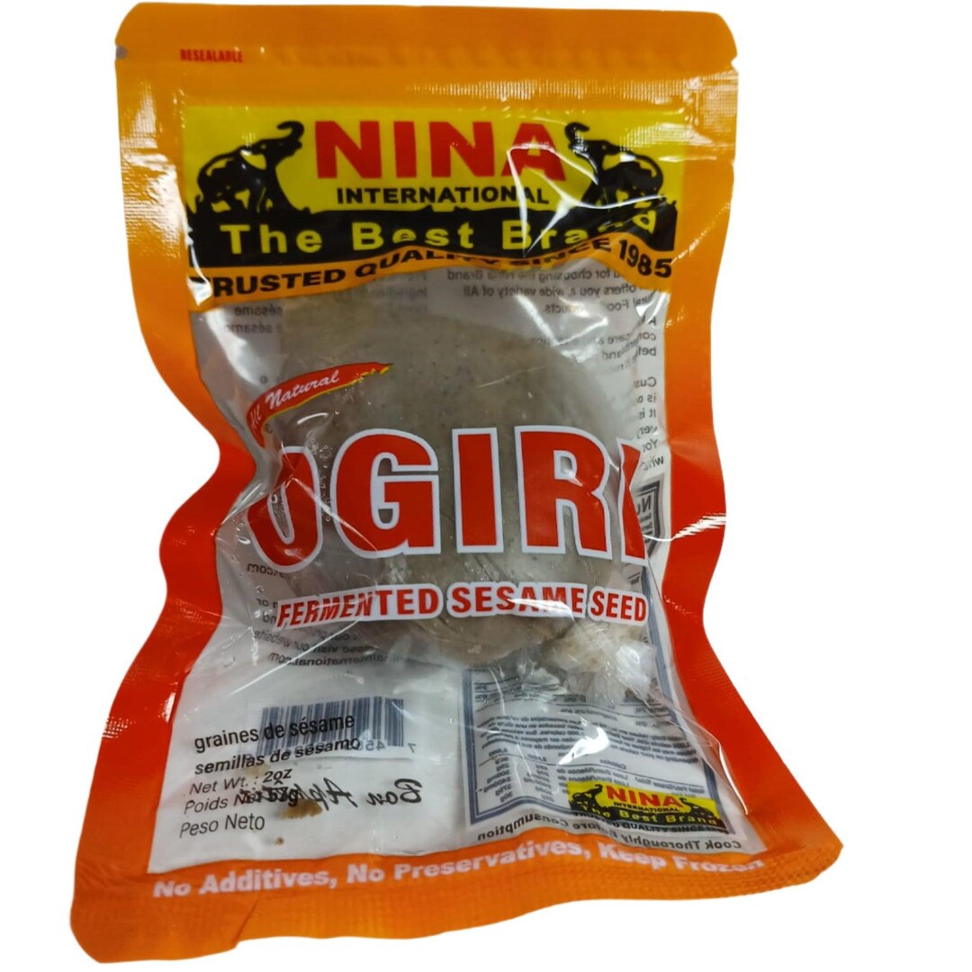 Frozen Ogiri - Fermented Sesame Seed Paste (2oz) - Pack of 3 - Pack of ...