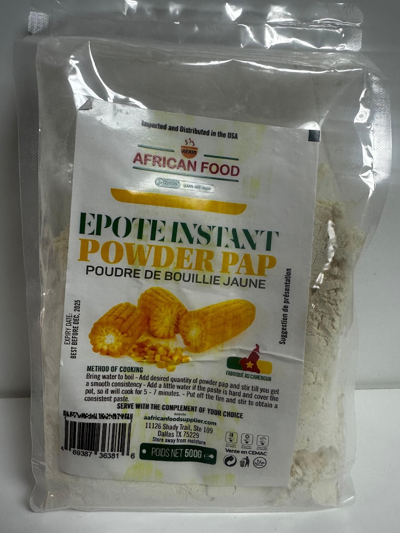 Epoté Instant Powder Pap – Authentic African Yellow Maize Porridge for ...