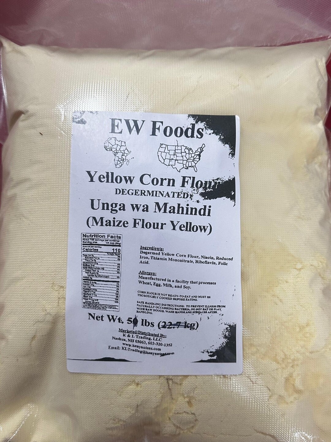 EW Foods Yellow Corn Flour – Degerminated Maize Flour | Unga Wa Mahindi ...