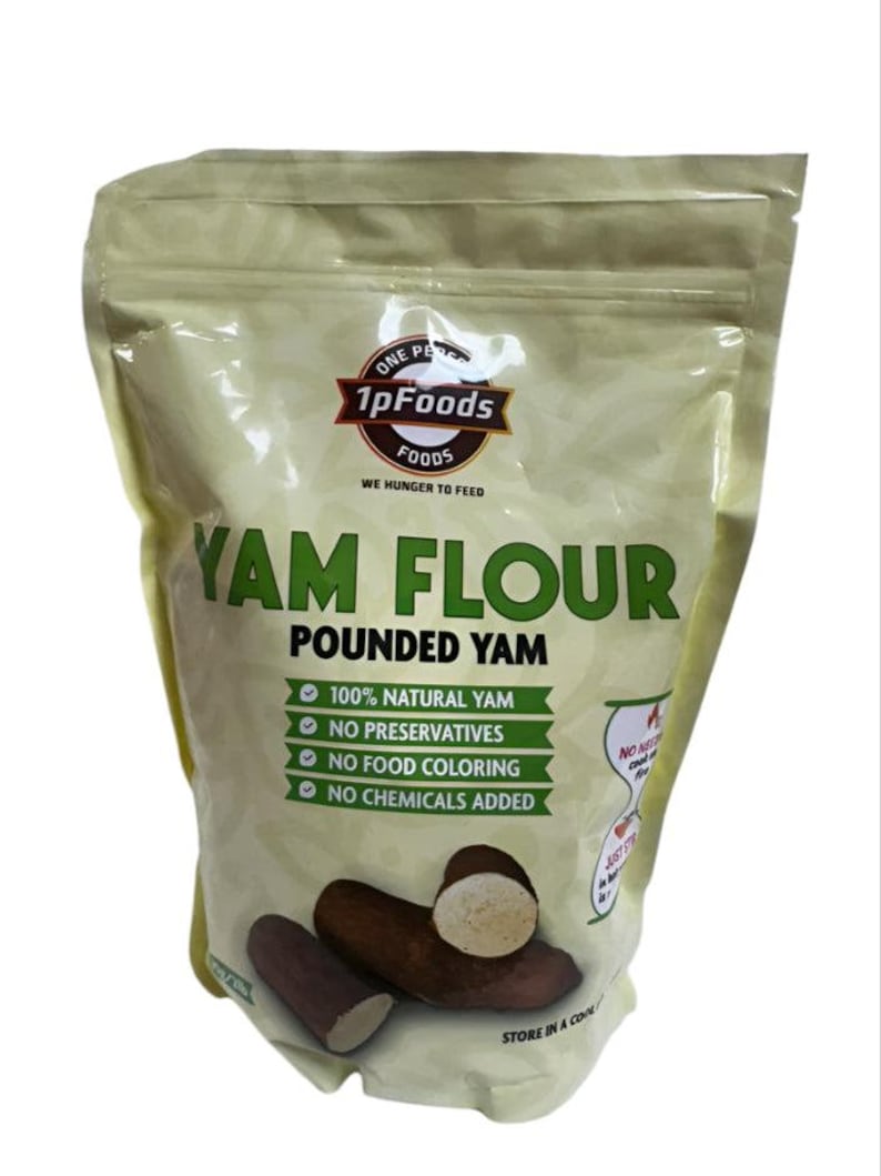 1pfoods Yam Flour (pounded Yam) - Pack of 2 - Etsy