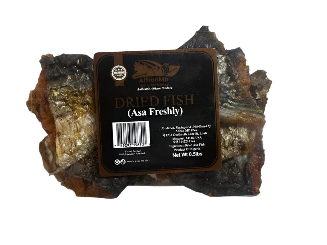 Dried Asa Fish – Freshly Smoked Whole African Fish (0.5 Lbs) - Pack of ...