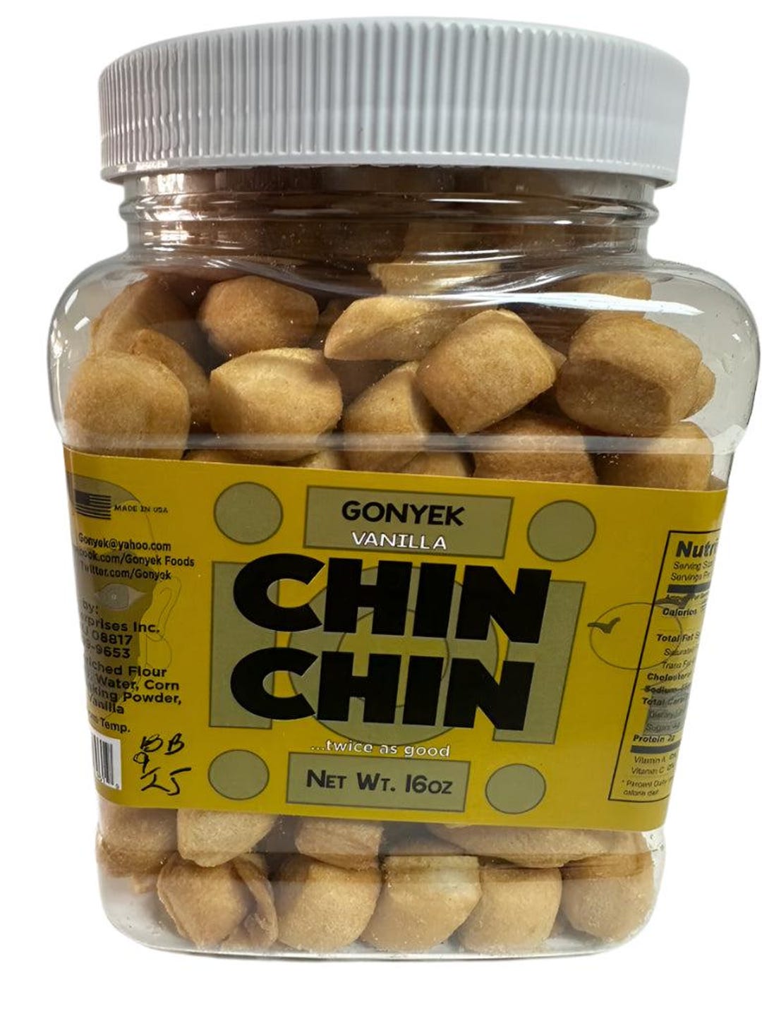 Gonyek Vanilla Chin Chin – Crunchy & Sweet African Pastry Snack - Pack ...