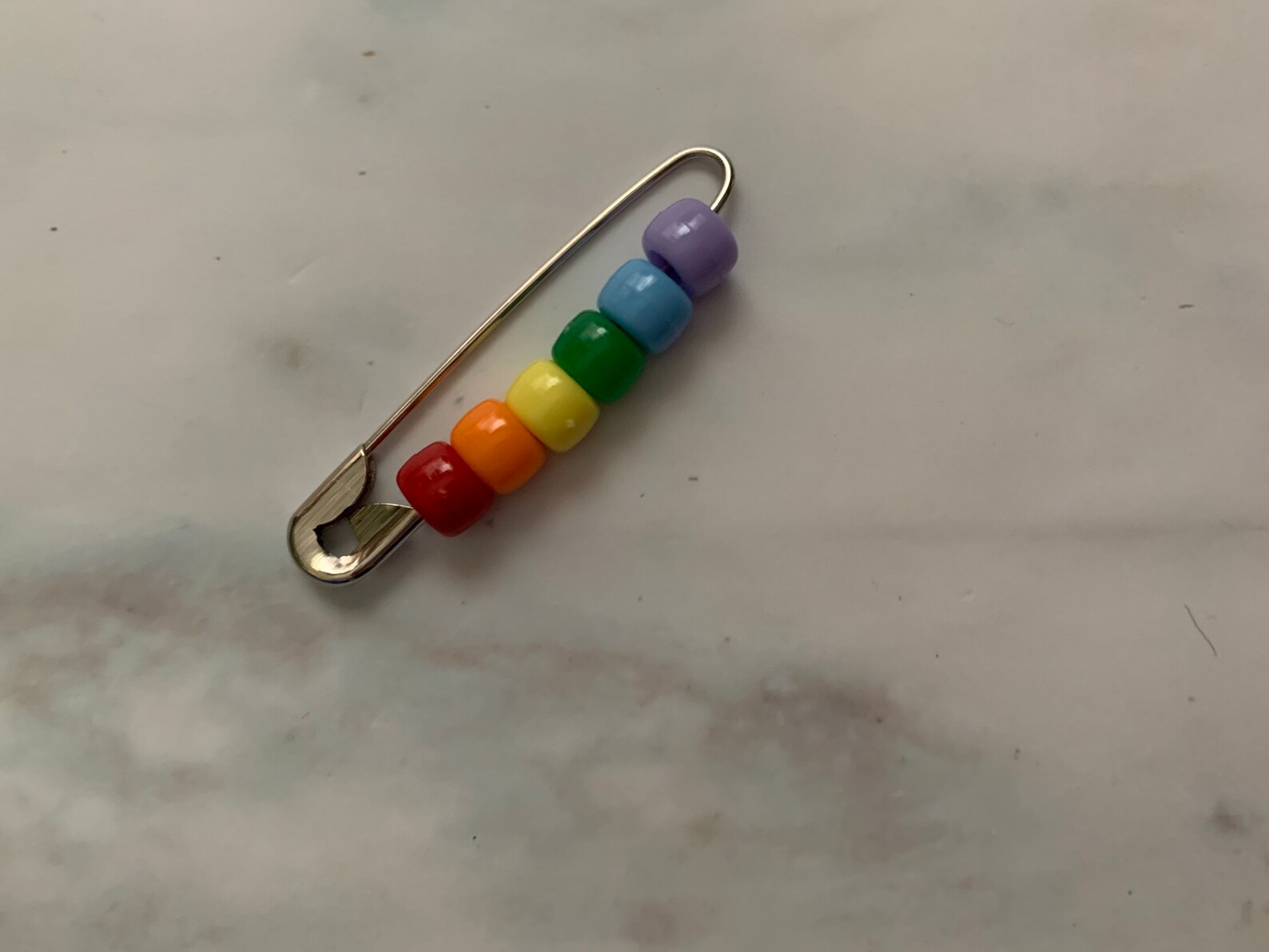 Colorful Pony Bead Safety Pin *PICK YOUR COLORS* - Etsy