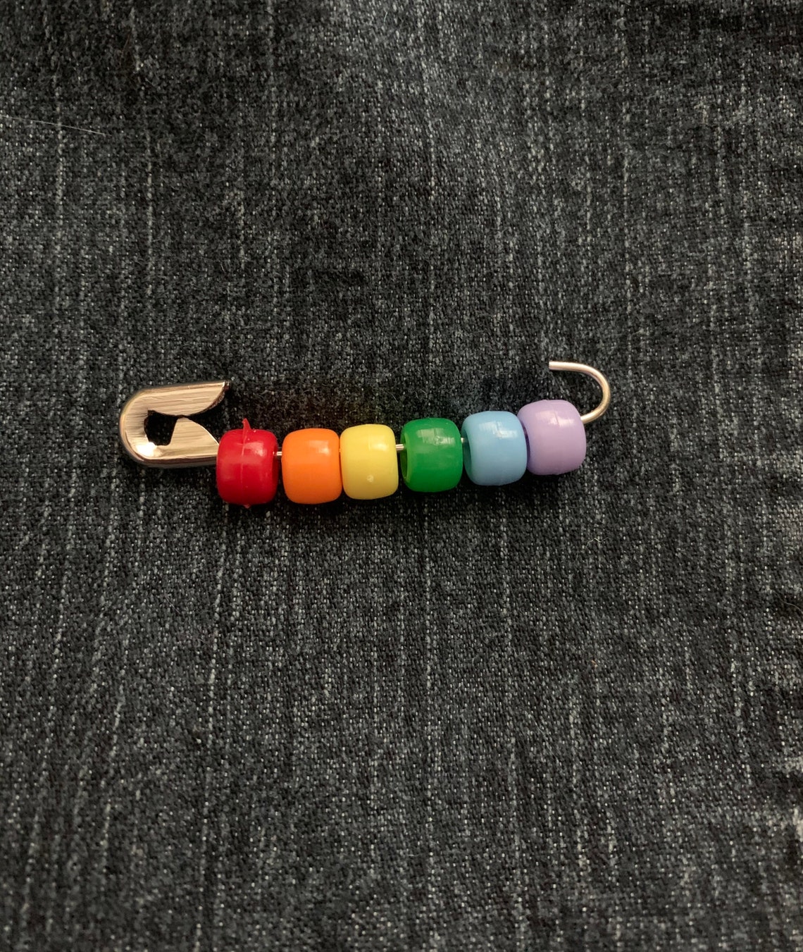 Colorful Pony Bead Safety Pin *PICK YOUR COLORS* - Etsy