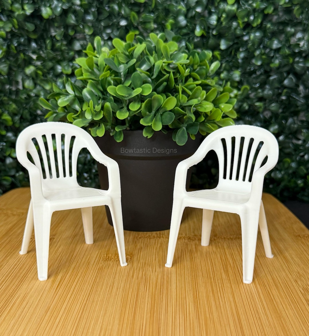 Mini White Chair / Puerto Rican Mini White Chair / Typical White Chair ...