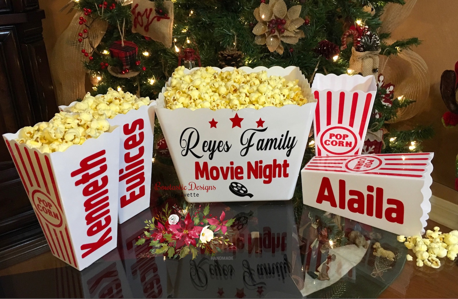 Personalized Popcorn Set /personalized Popcorn Tub/ Party - Etsy