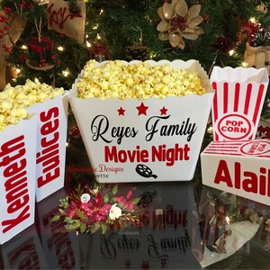 Personalized Popcorn Set /personalized Popcorn Tub/ Party Favors ...