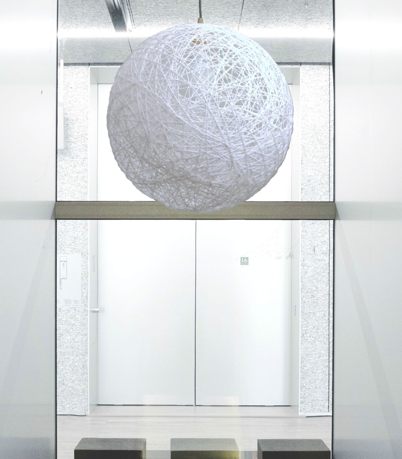 White Sphere Pendant Light. Random Pendant Lamp, Designing Light Up ...