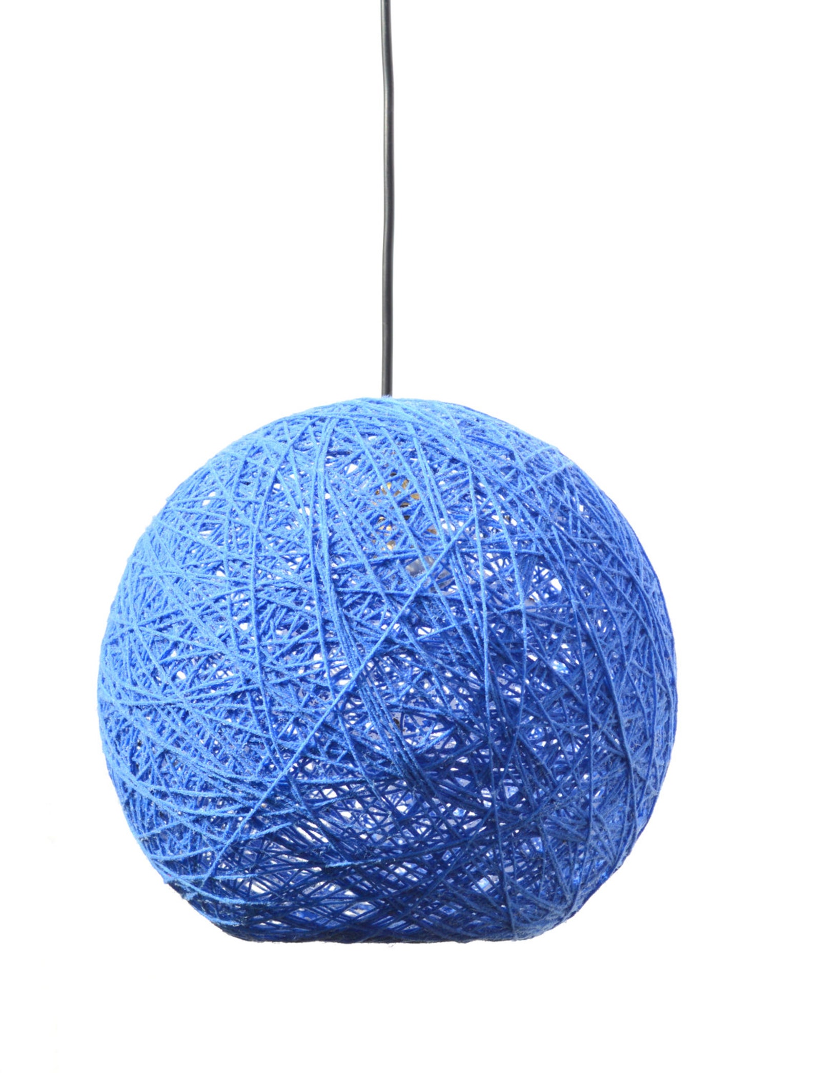 Blue Sphere. Modern Pendant Lamp. Globe Pendant Light. - Etsy
