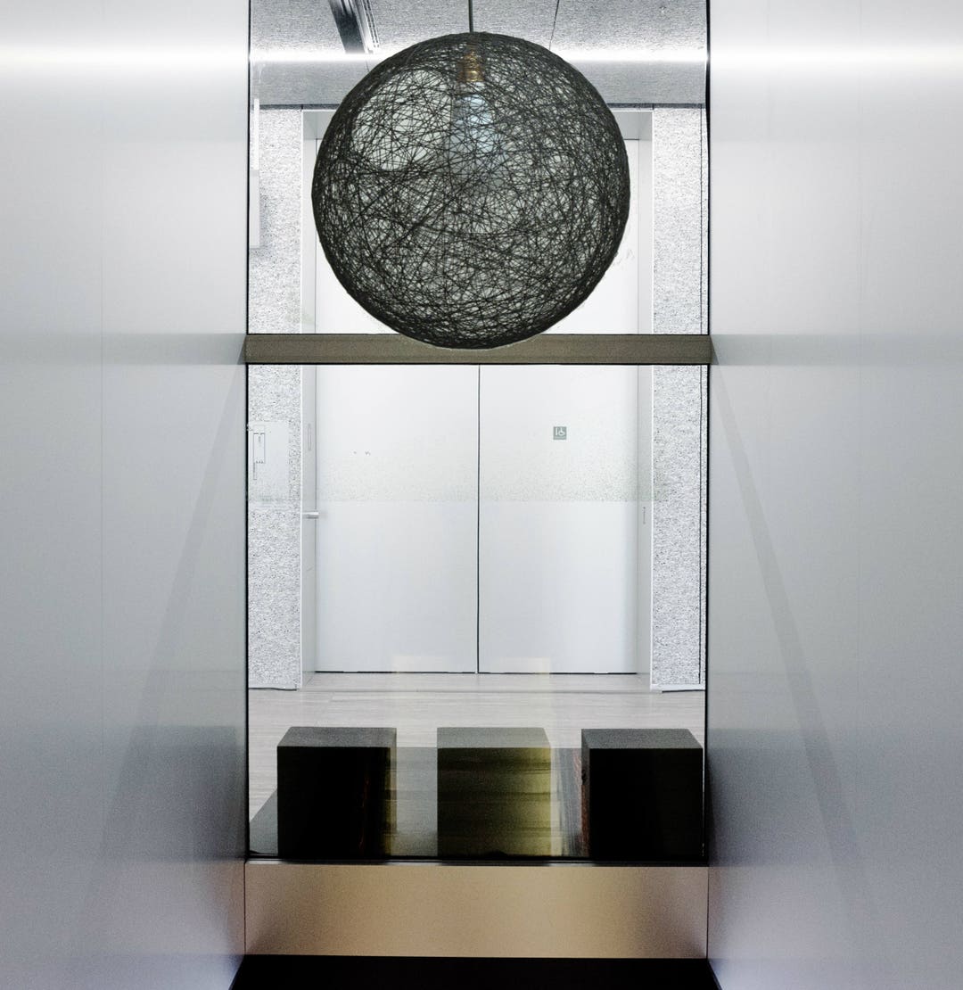 Black Sphere Pendant Lamp: Modern String Shadow Light (65cm) - Etsy