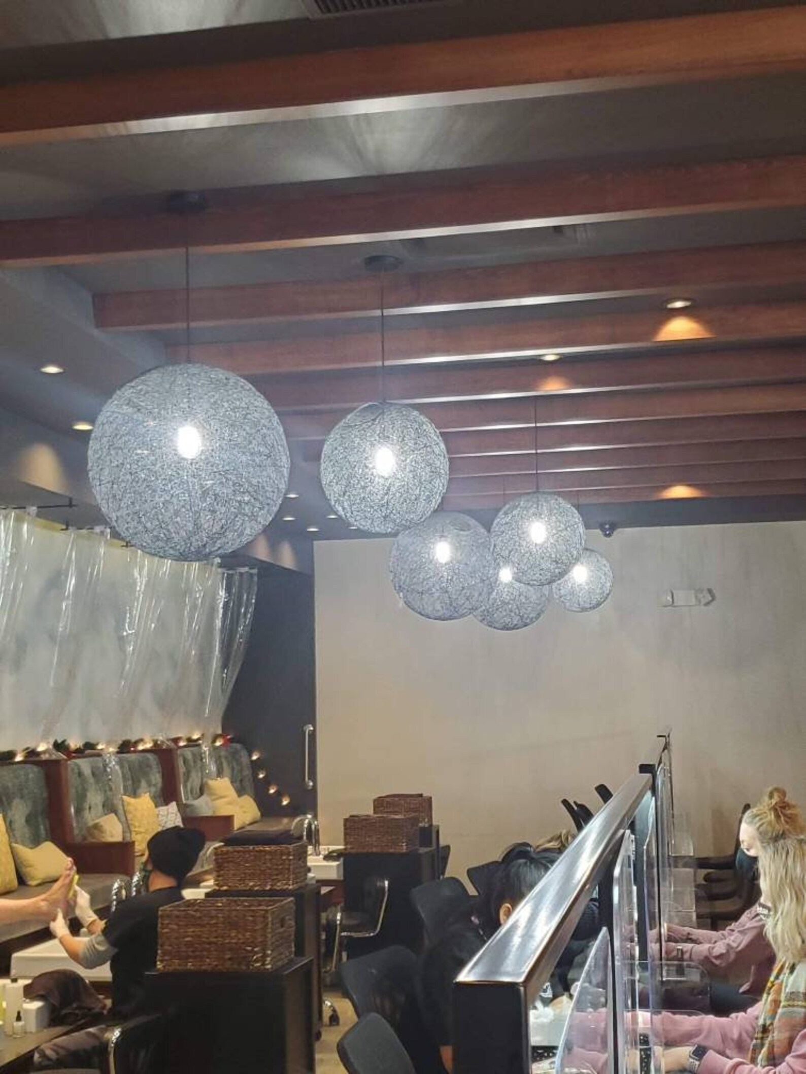 Handmade Sphere Lighting Fixture, Globe Hanging Light. Modern Pendant ...