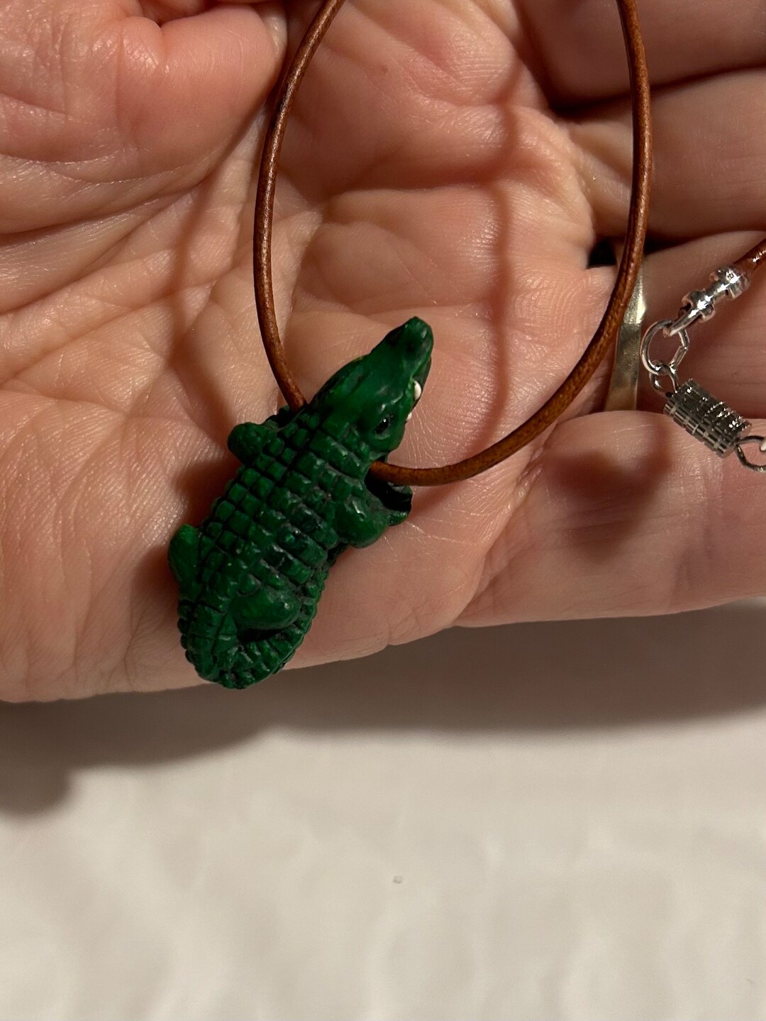 ALLIGATOR NECKLACE - Etsy