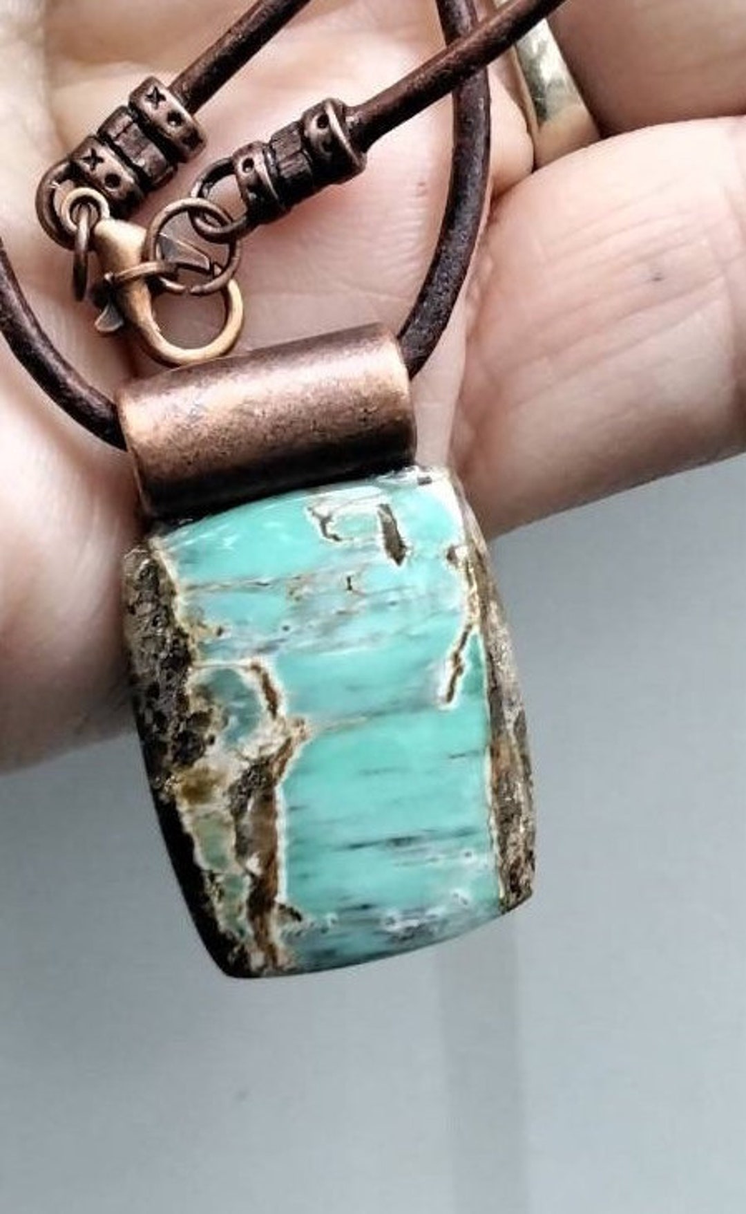 VARISCITE NECKLACE, UTAH Material - Etsy