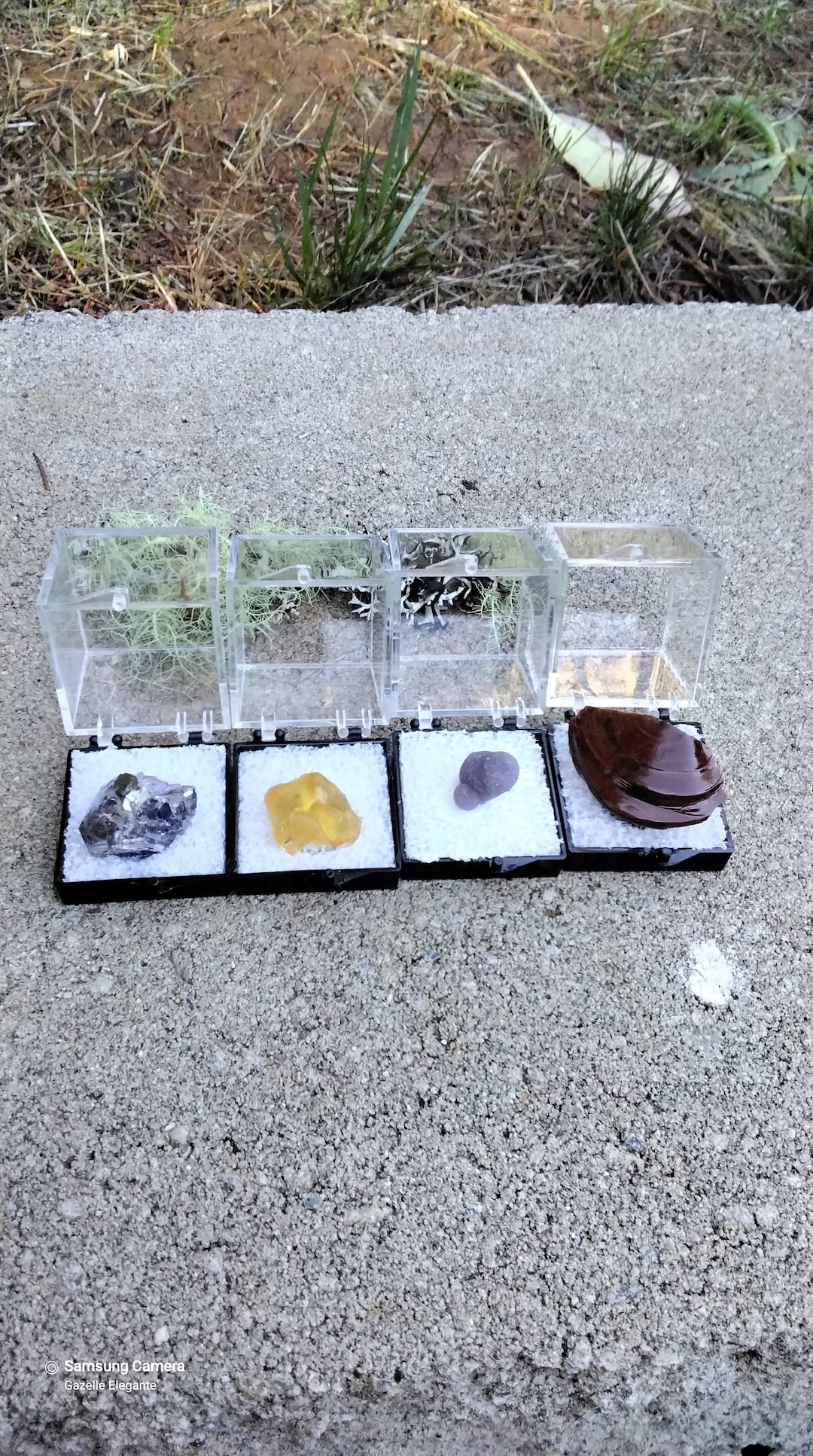 MINERAL SET of 4 THUMBNAIL Specimens - Etsy