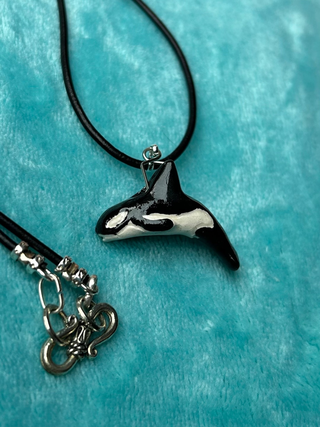 ORCA WHALE NECKLACE - Etsy