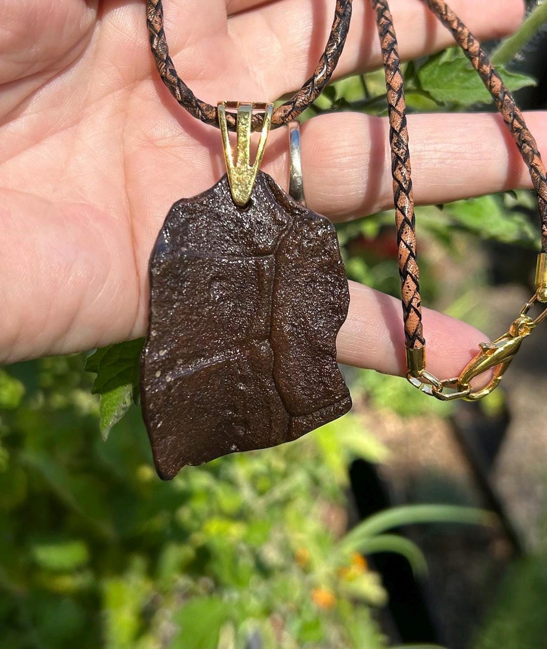 TURTLE SHELL FOSSIL Necklace - Etsy