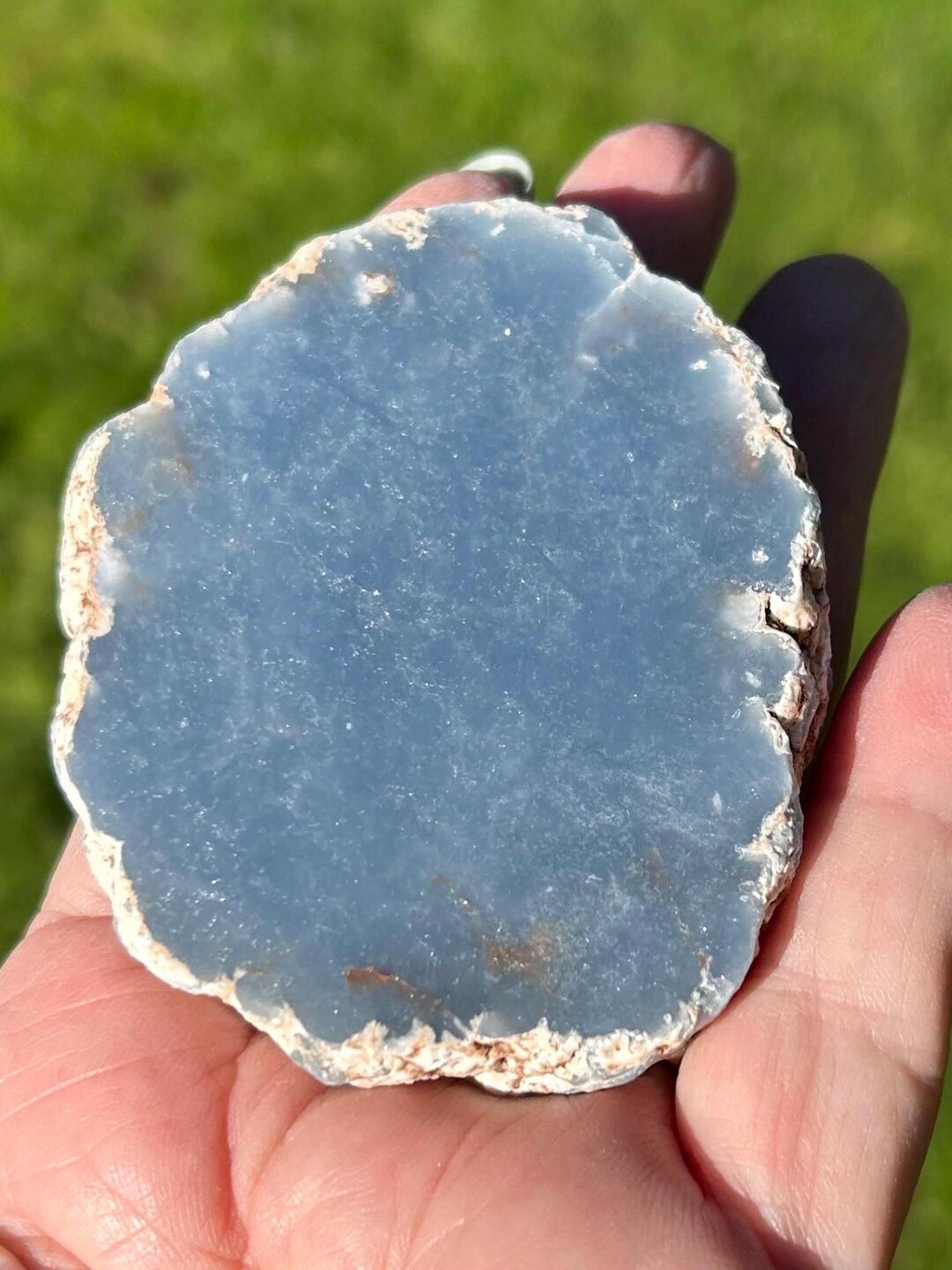 ANGELITE POLISHED SLAB, Peruvian Material - Etsy