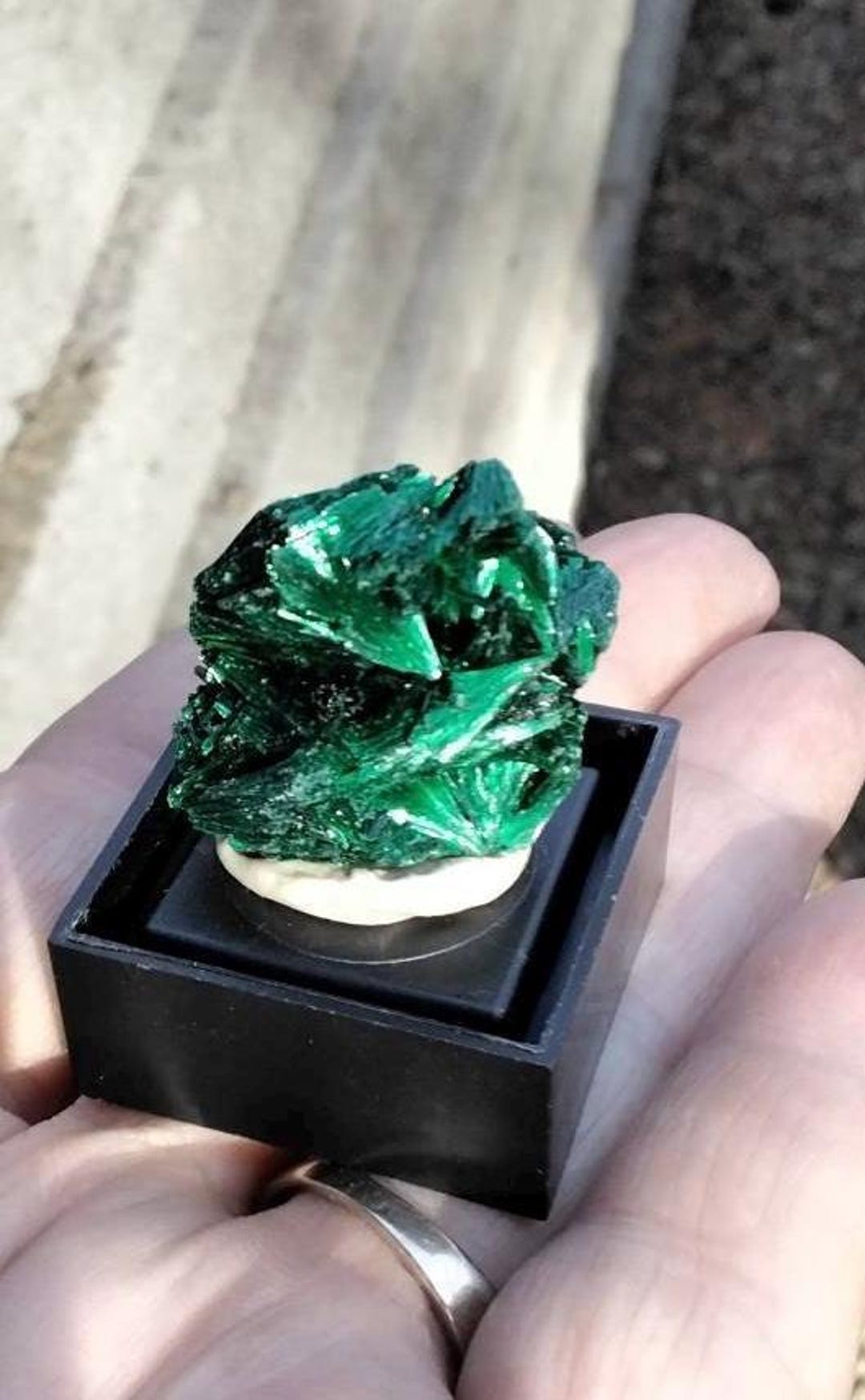 FIBROUS MALACHITE THUMBNAIL Specimen - Etsy