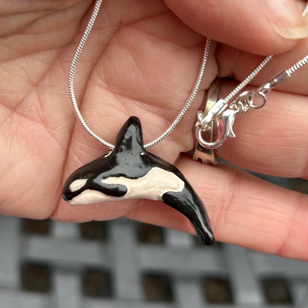 Orca Pendant - Etsy