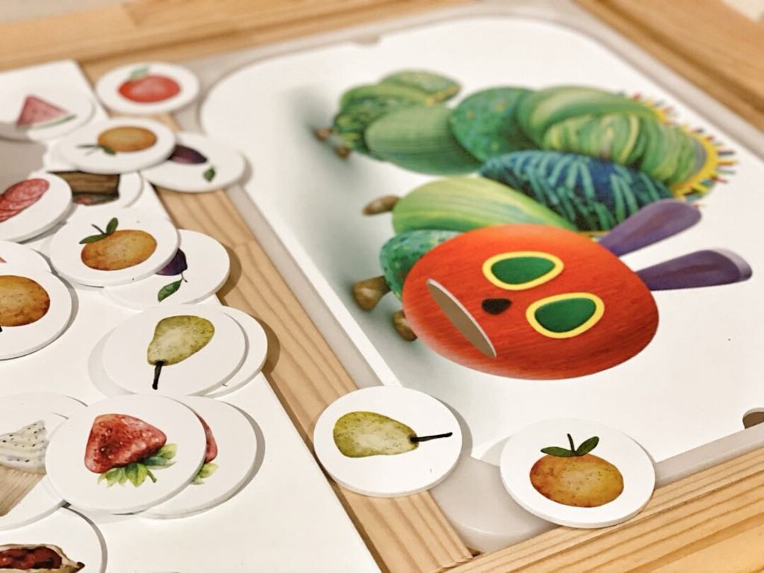 New Feed the CATERPILLAR - Large Tokens, Hungry Caterpillar Flisat ...