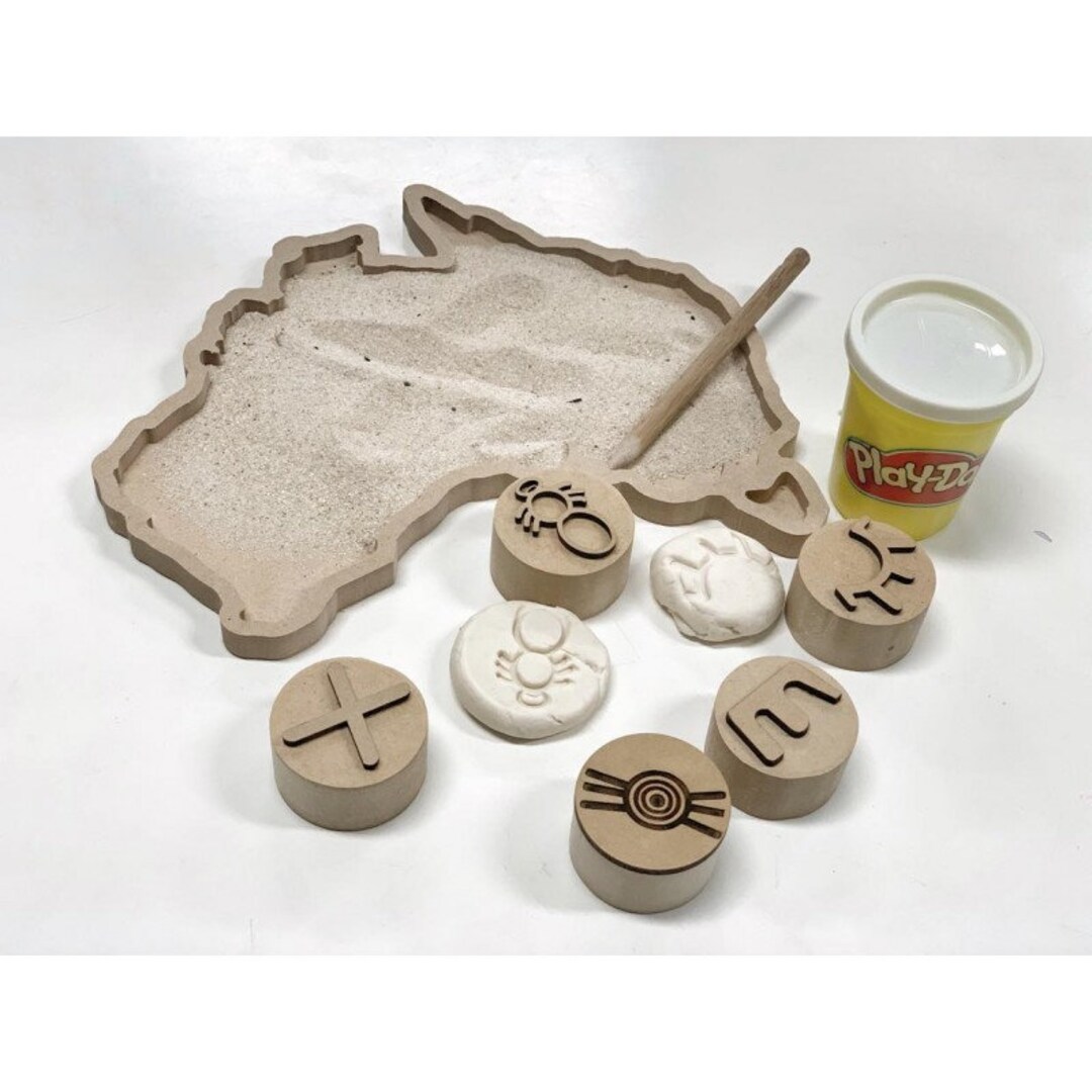 Indigenous Dough Stamps pack 2 naidoc Week - Etsy