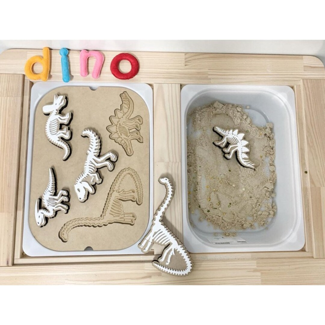 FLISAT/ TROFAST "dinosaur" Sorter Puzzle. Wooden Insert. Sensory Play ...