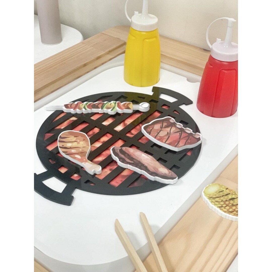 BBQ FOOD PACK Pretend Play - Etsy